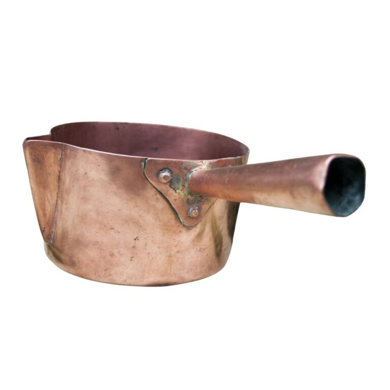 Antique French Copper Sugar Pan – Vintage Cookware with Spout ...