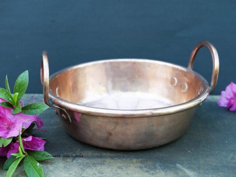 Antique 18th-19th Century French Copper Jam Pan - Brocante Ma Jolie
