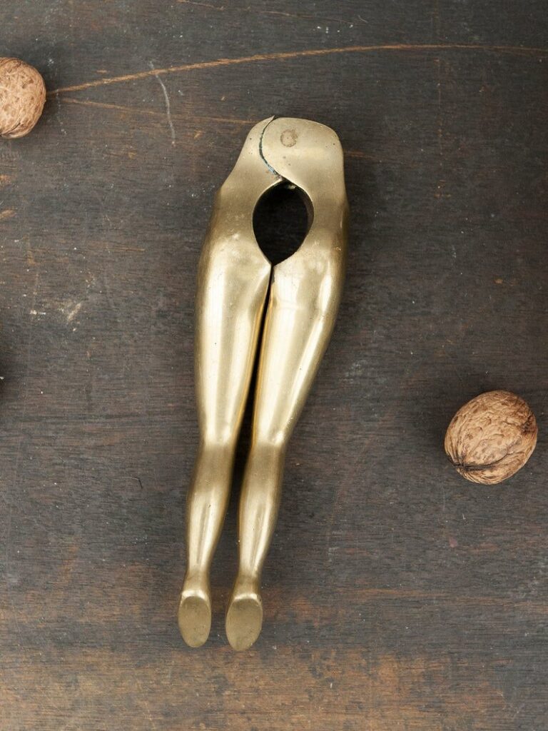Vintage Brass Nutcracker – Mid-Century Modern Woman’s Legs Design ...