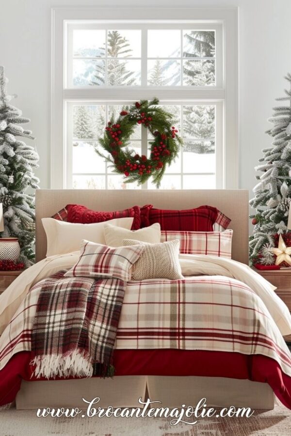 Cozy Christmas Bedroom Ideas for Ultimate Comfort - Brocante Ma Jolie
