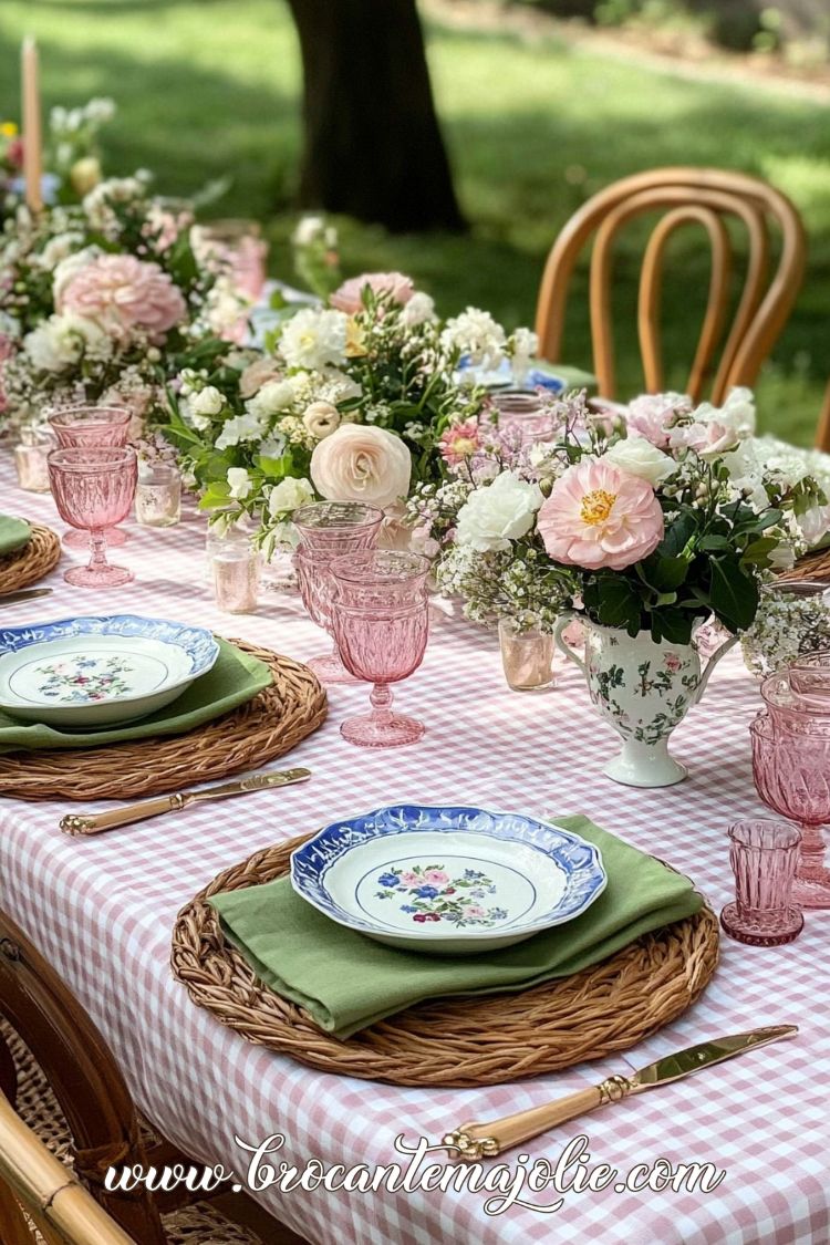 Spring Dining Room Table Decor Made Easy - Brocante Ma Jolie