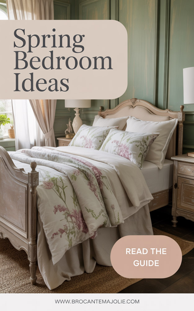 Spring Bedroom Decor: Easy Ideas for a Seasonal Glow - Brocante Ma Jolie