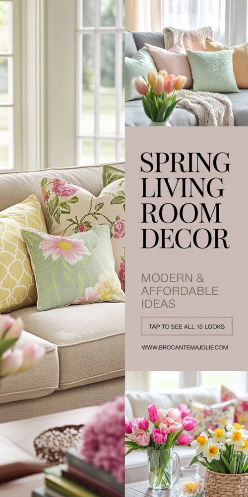 Affordable Spring Living Room Decor Ideas for a Stylish Home - Brocante ...