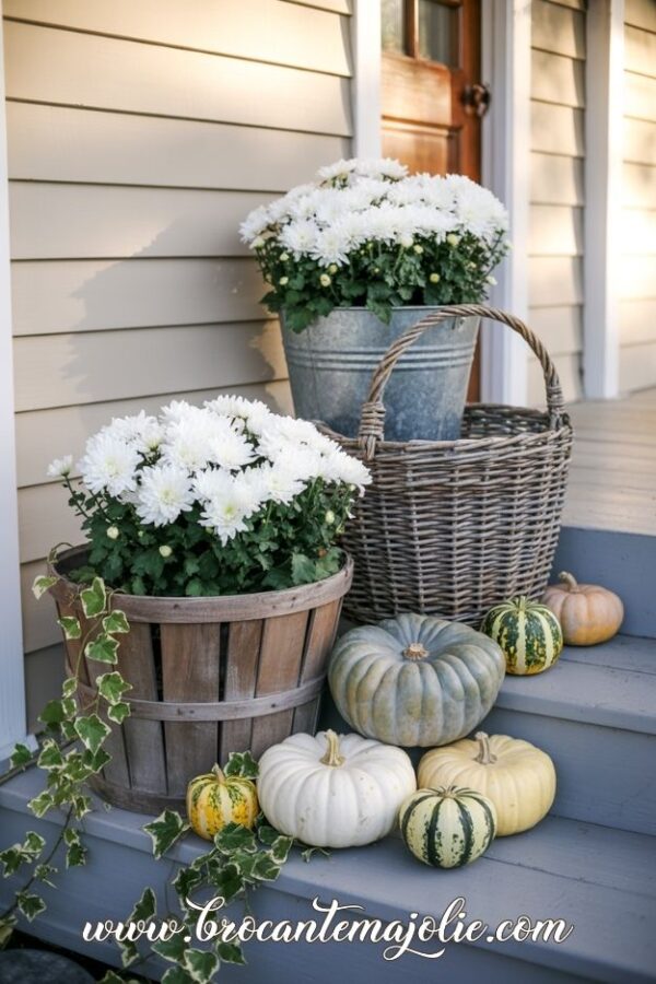 27 Fall Front Porch Decor Ideas That Wow in 2025 - Brocante Ma Jolie