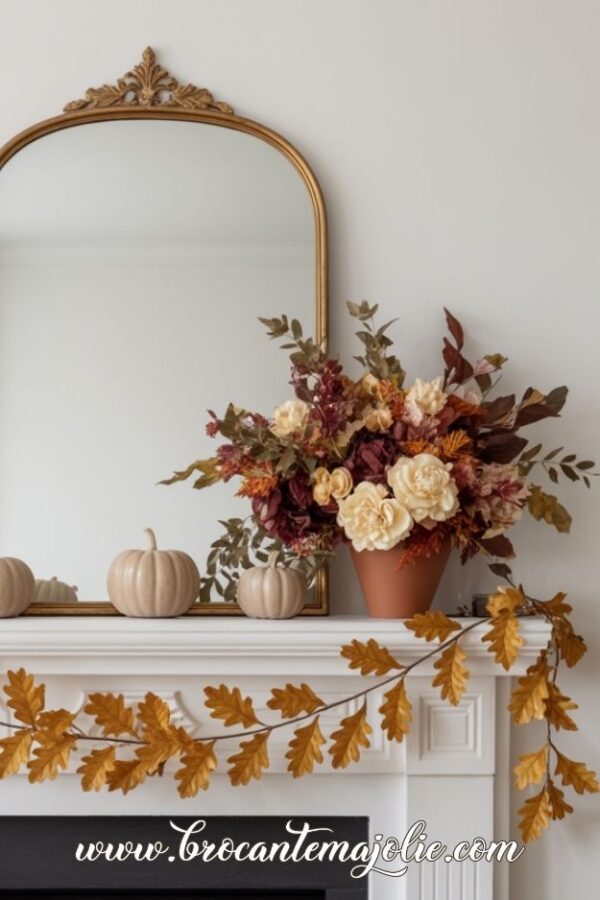 17 Fall Mantle Decor Ideas to Try This Season - Brocante Ma Jolie