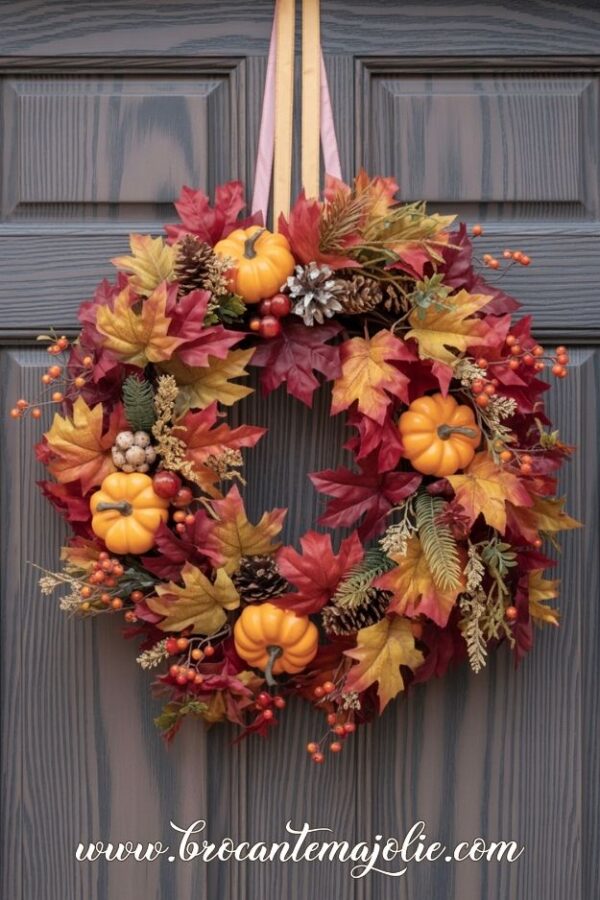 25 Budget-Friendly Fall Wreaths You’ll Be Proud to Hang - Brocante Ma Jolie