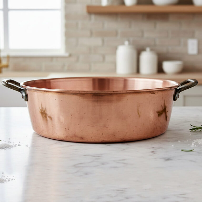 French copper jam pan - Brocante Ma Jolie